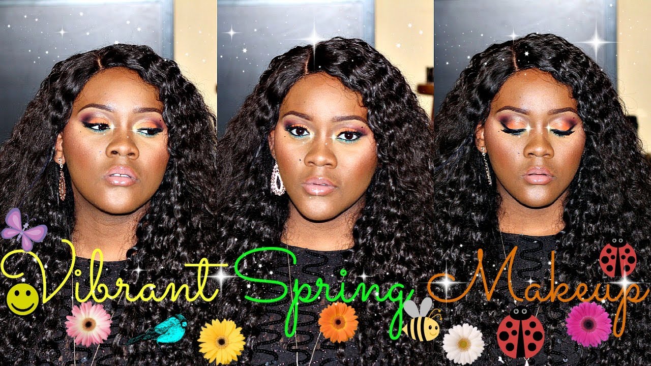 Vibrant Spring Makeup Tutorial - YouTube
