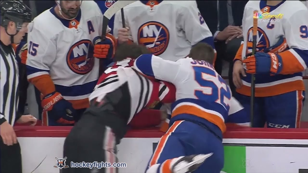 Ross Johnston vs Ryan Hartman Jan 20, 2018 - YouTube