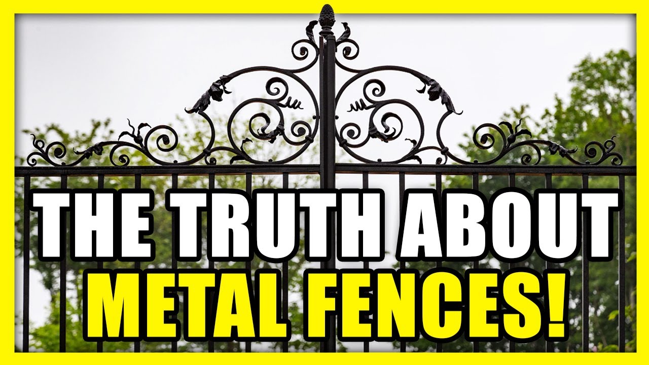 Metal Fences: Style, Strength, and Easy Maintenance - YouTube