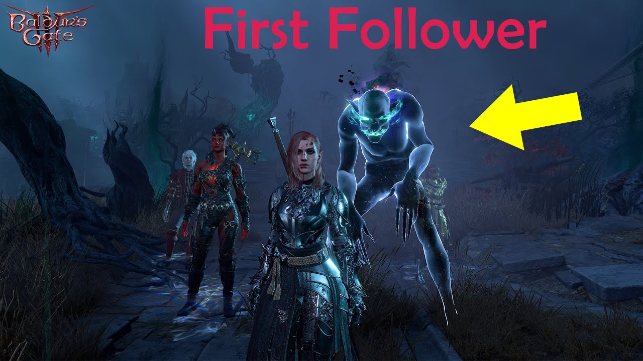 Baldur's Gate 3: Meet our first follower! Nightwalker the Horror - YouTube
