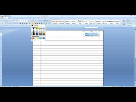 How to Create Notebook Page in MS Word, FOR CLASSES 9th to 12th IT/ITES ...