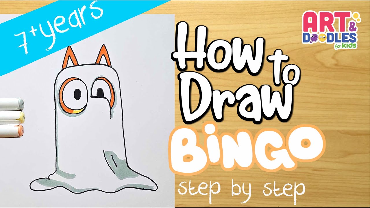 How to draw BINGO | FOR HALLOWEEN | Art and doodles for kids - YouTube