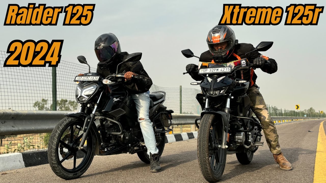 Hero Xtreme 125R vs TVS Raider 125 Drag Race - YouTube