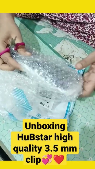Unboxing HuBstar High quality 3.5 mm clip#shorts#trending - YouTube