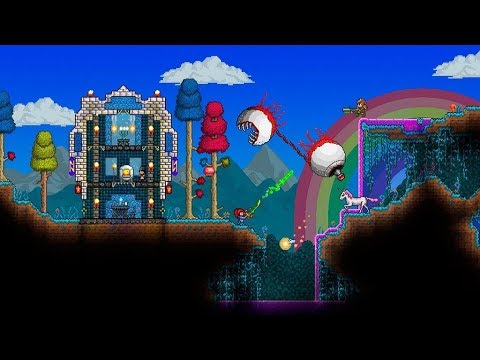 Terraria rocket speed build pt1 - YouTube