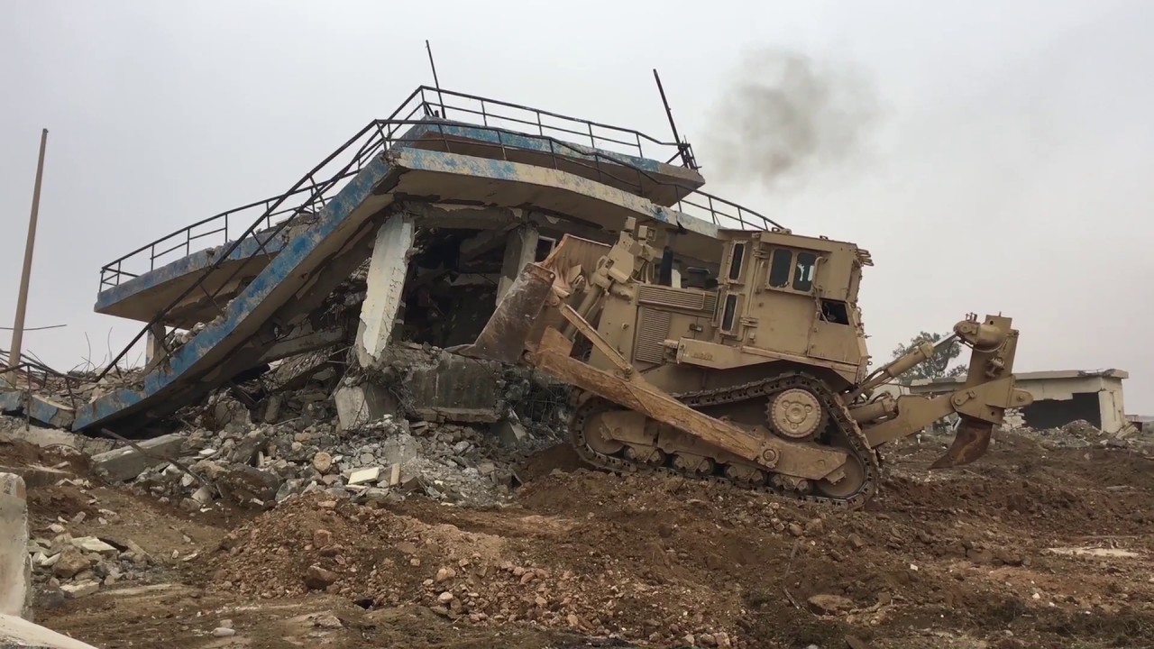 Eagle Battalion Engineers Move In to Qayyarah West Airfield - YouTube