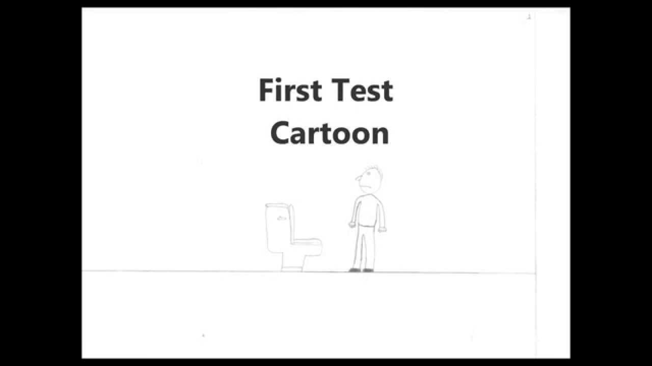 Test Animation with hand drawn pictures - YouTube