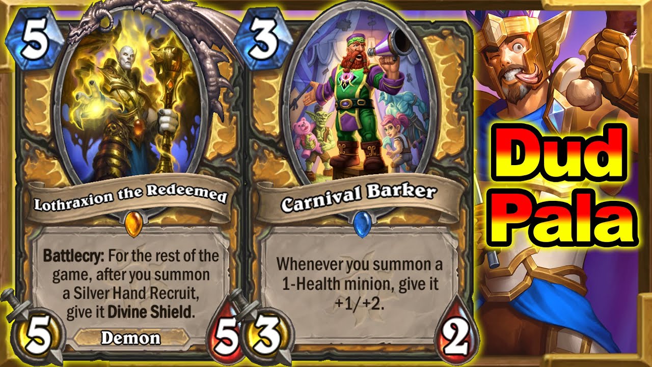 New Broken Paladin Deck! Lothraxion Is Ridiculous! Pure Paladin Got ...