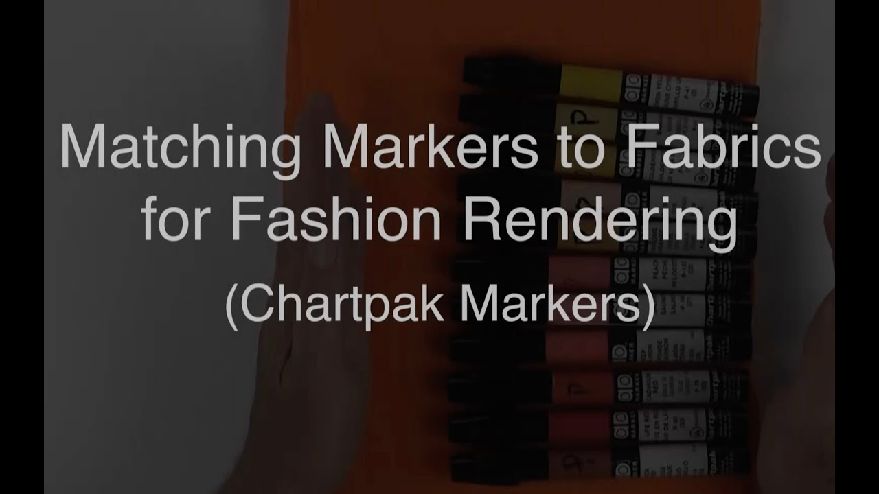 Marker Techniques for Fashion | Match Marker Color to Fabric | Chartpak ...