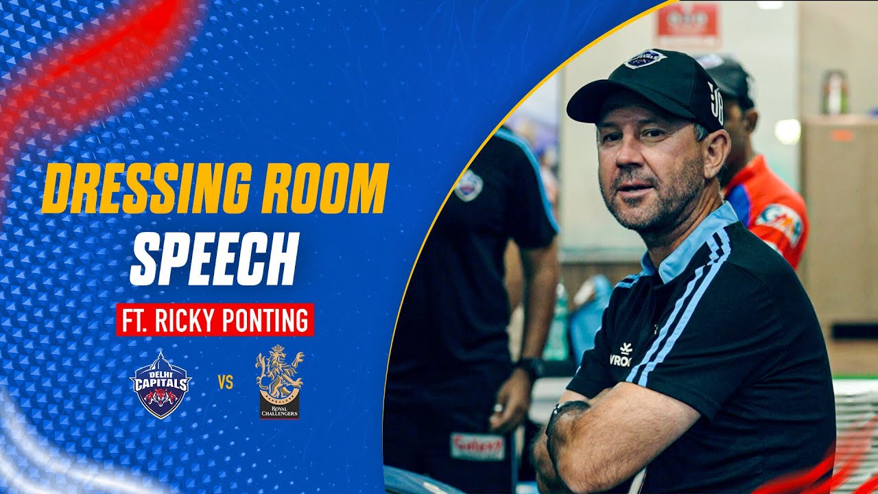 Dressing Room Speech ft. Ricky Ponting | DC vs RCB | IPL 2023 - YouTube