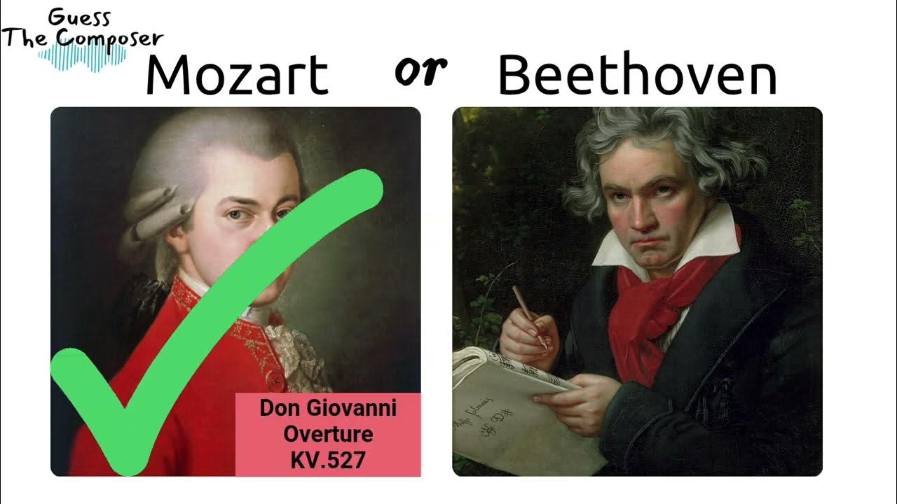Guess the composer, Mozart or Beethoven - YouTube