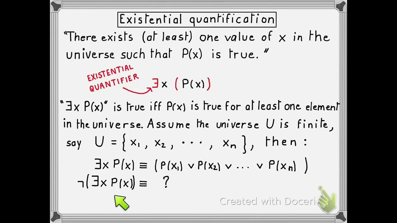 Discrete Structures [Lecture 6 / Segment 3] - Predicate logic - Part 7/20 - YouTube
