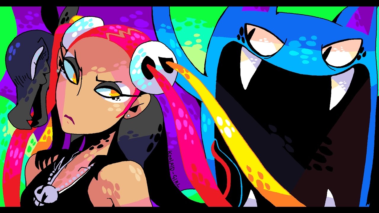 [MS Paint] Speed Paint Pokemon Team Skull Plumeria - YouTube