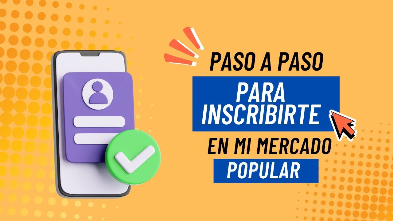 ¿Cómo INSCRIBIRSE en la página de MI MERCADO POPULAR? - YouTube