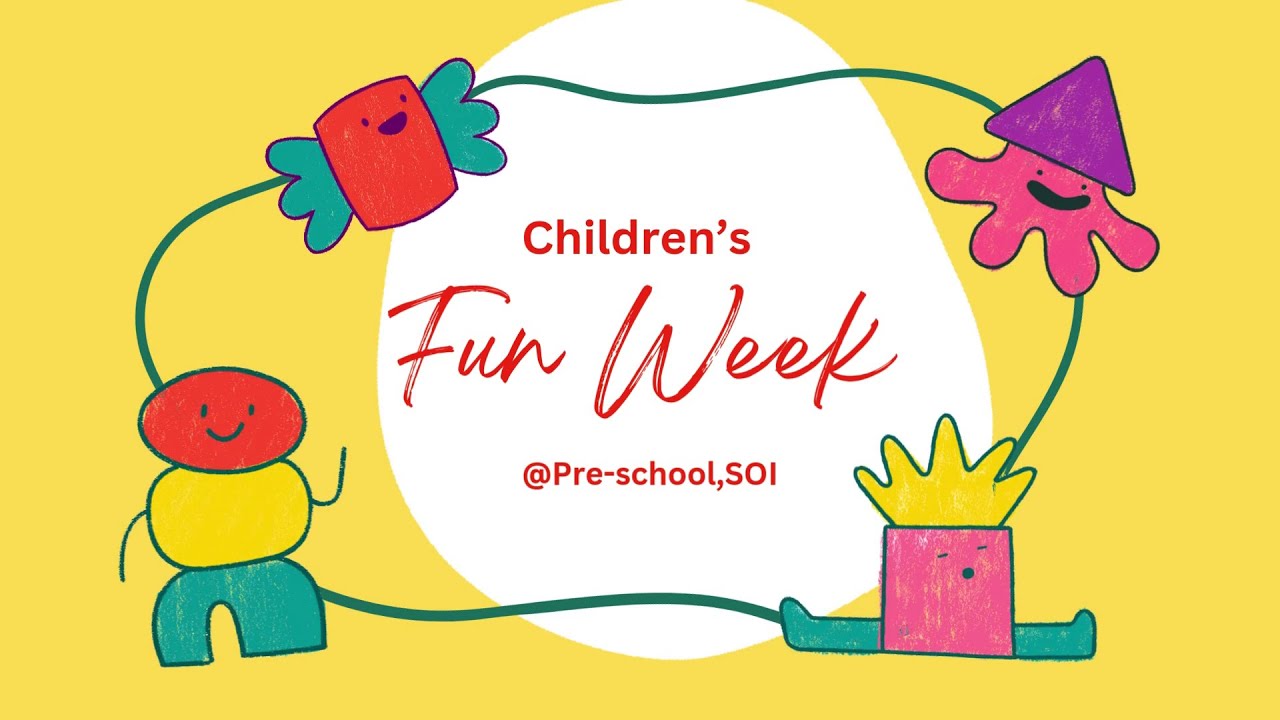 Children's Fun Week @ Pre-school, School Of India - YouTube