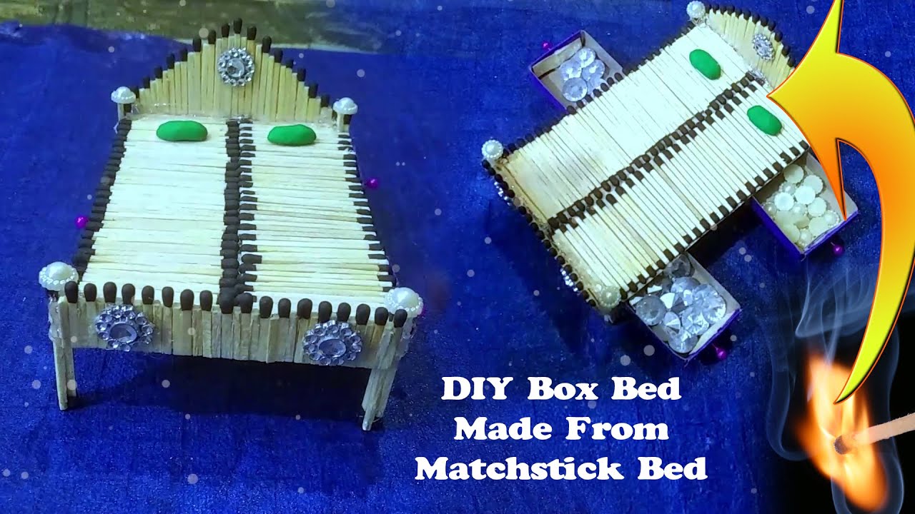 Create an Amazing Match Bed | DIY Best Out of Waste | How To Make Match ...