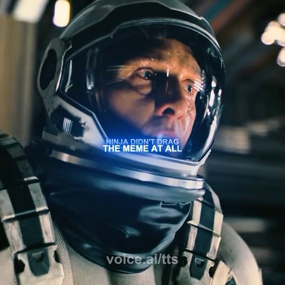 Interstellar AI ninja dragging the low taper fade meme #ai #brainrot # ...