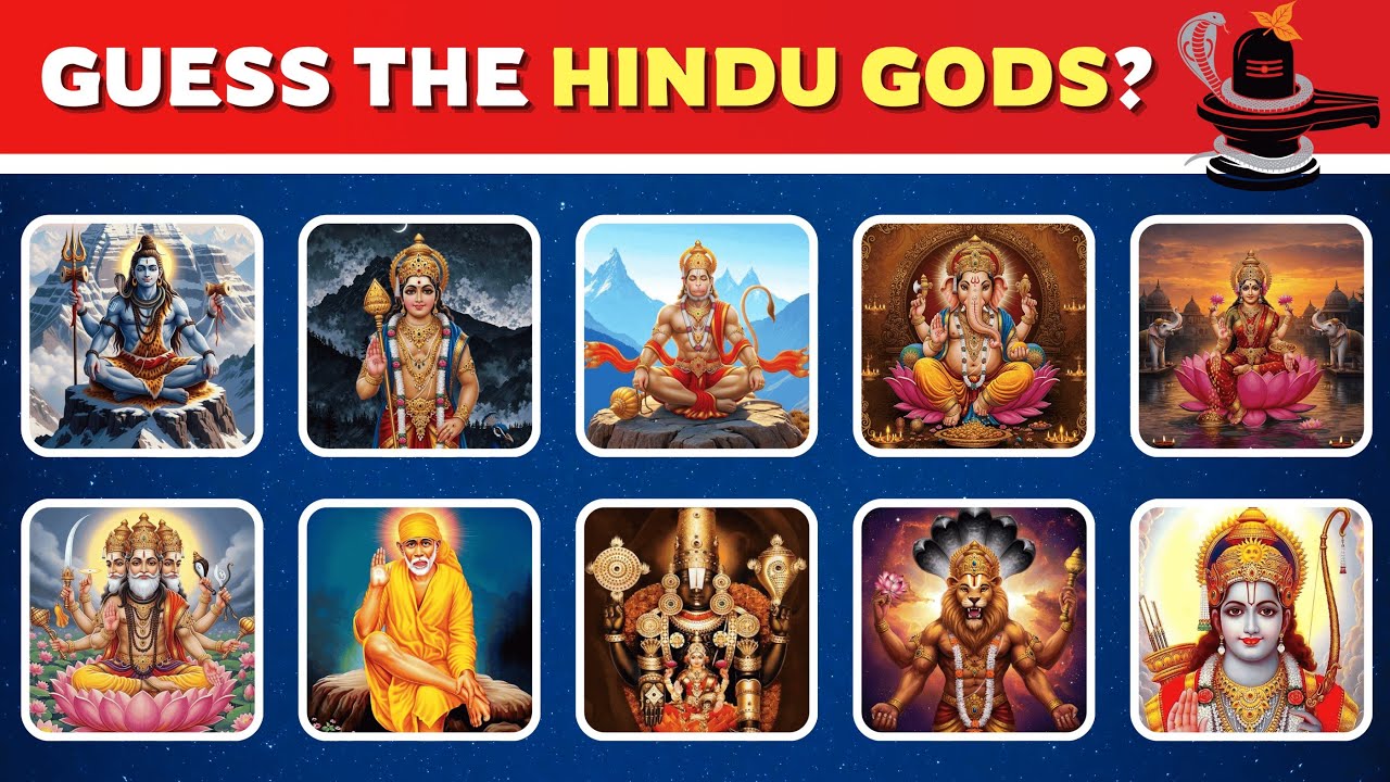 Guess the Hindu God in 5 Seconds | Hindu Mythology Quiz | Divine Quiz ...