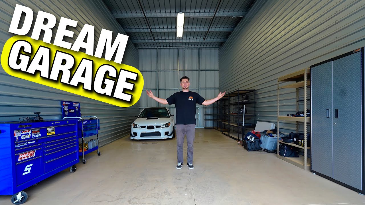 Finally Got My Dream Garage! - YouTube