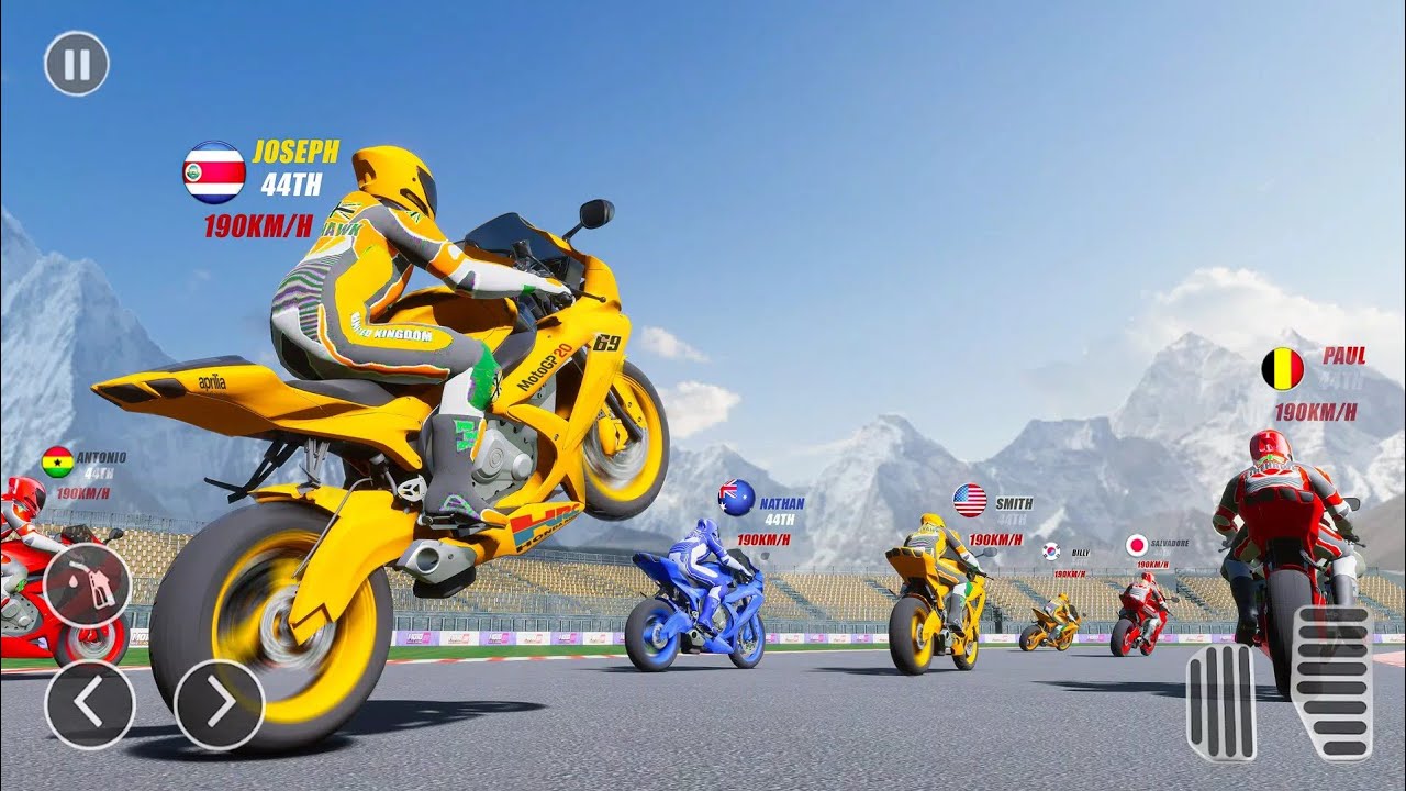 Real bike racing mod real bike racing game - YouTube