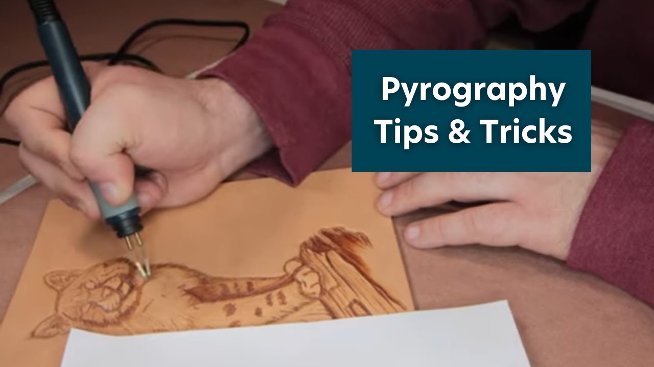 Leather Pyrography Tips and Tricks - YouTube
