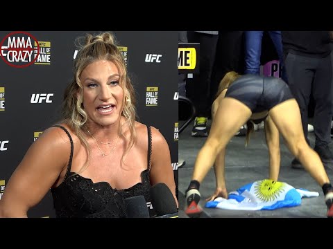 Kayla Harrison responds to Ailin Perez “the twerker; yes I will fight you”