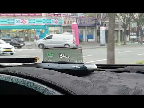 대전 포드 익스플로러 폰터스 H1000 HUD 헤드업디스플레이 장착하고 티맵 사용하자 - YouTube
