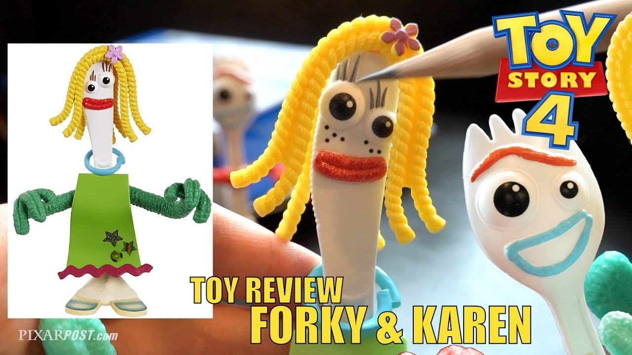 'Toy Story 4' Video Review of Forky and Karen Beverly (Knifey) Official ...