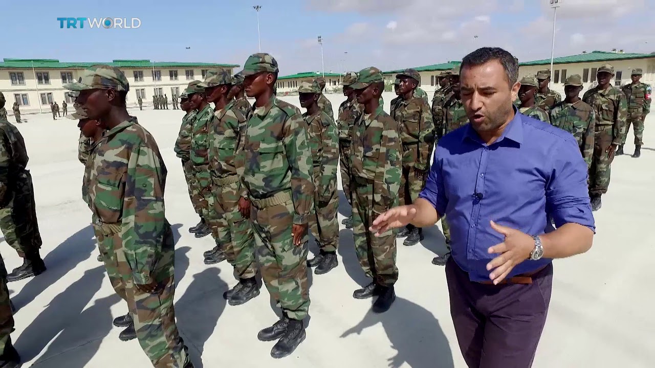 Turkish military base in Somalia - YouTube