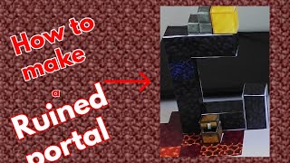 Minecraft Papercraft Nether Portal Template