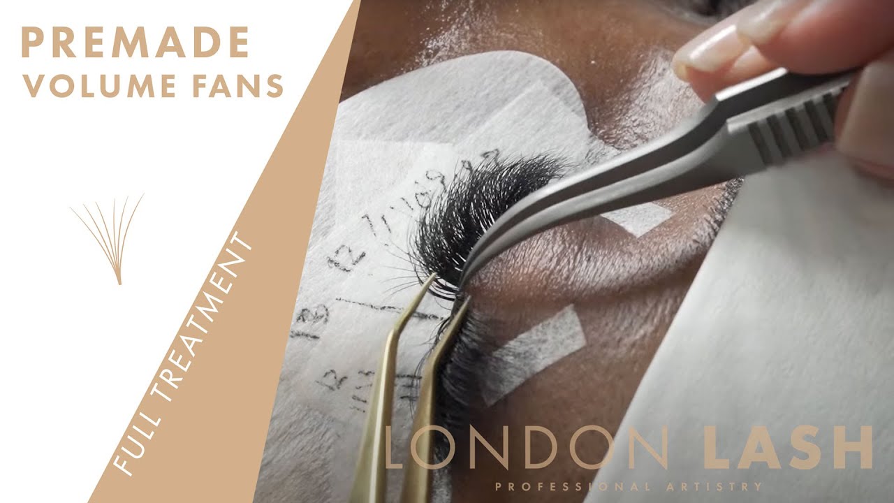 Full Volume Set with Premade Lash Fans | Promade Volume Fans | London ...