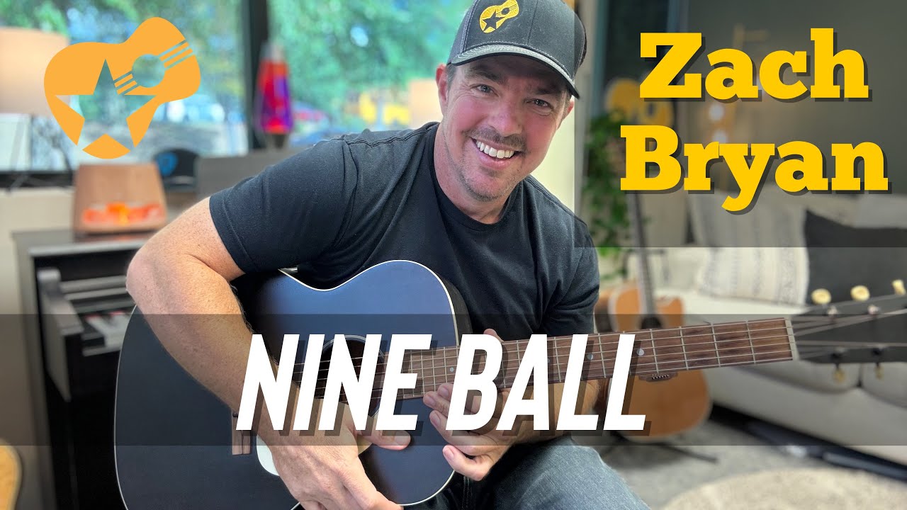 Nine Ball | Zach Bryan | Beginner Guitar Lesson - YouTube