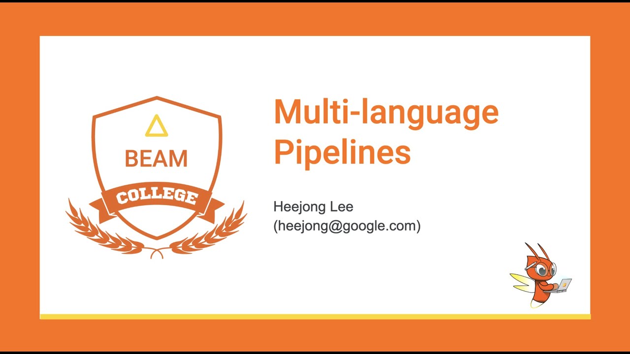 Multi-language pipelines with Apache Beam - YouTube
