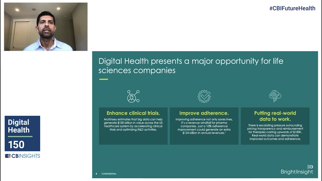 Cb Insights Future Of Health Digital Health 150 Presentation Youtube