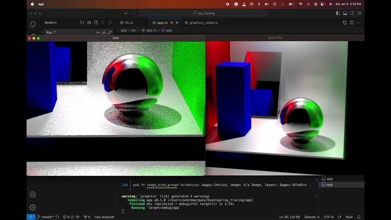 Rust-GPU vs CPU - Ray Tracing - YouTube