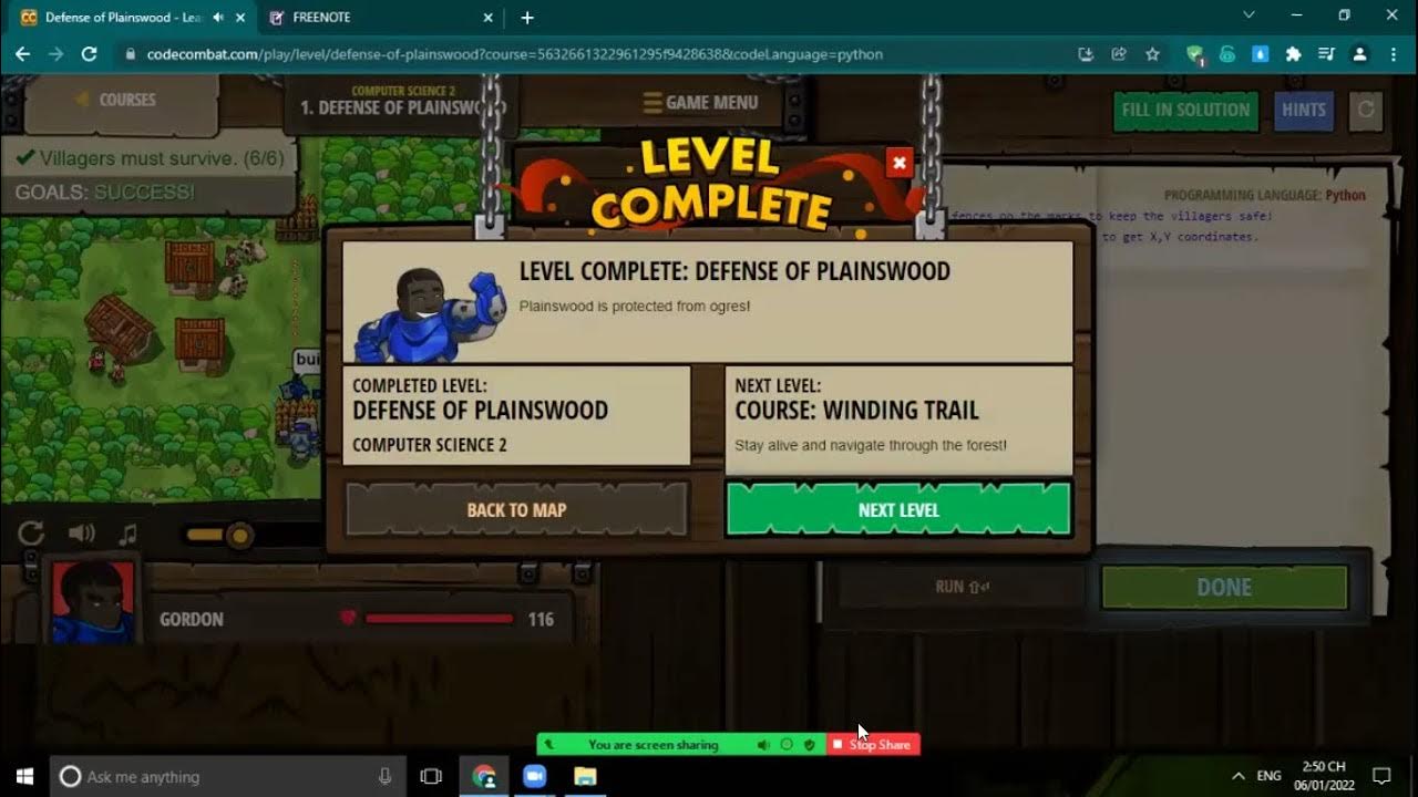 Computer Science 2 (DEFENSE OF PLAINSWOOD) - YouTube
