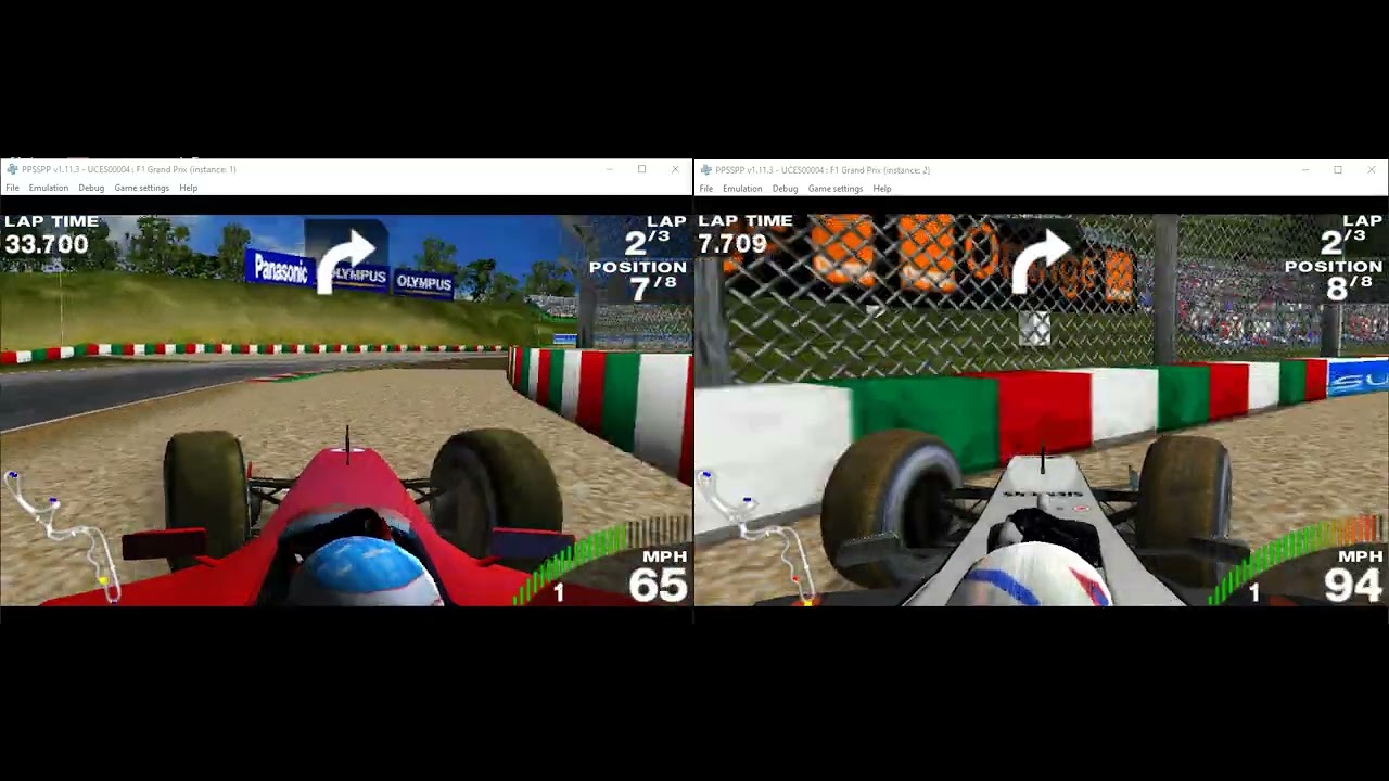 F1 Grand Prix Platinum | PSP | Ad-Hoc Multiplayer Gameplay - YouTube