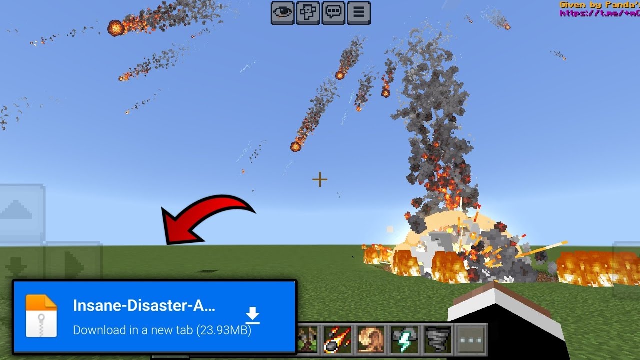 Disaster Mod for MCPE 1.21 || 7 different disasters || Debesis Gamerz ...