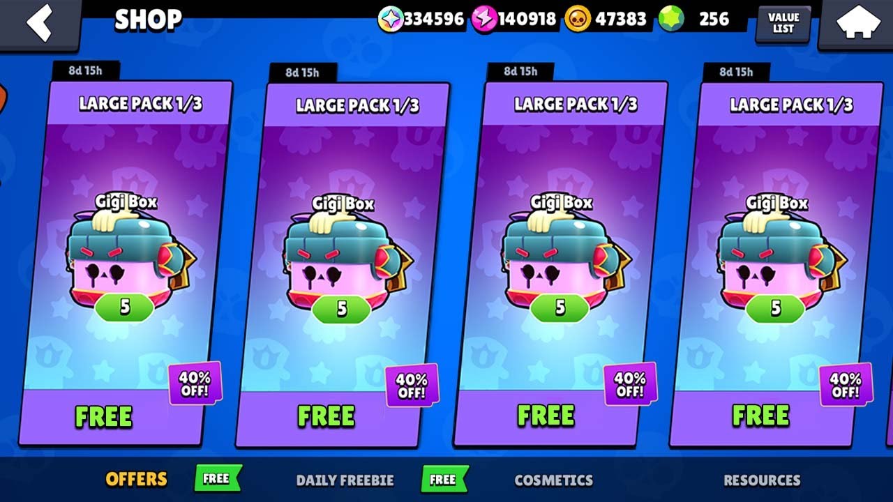 NEW FREE GIGIBOX!! BRAWL STARS NEW UPDATE!! - YouTube