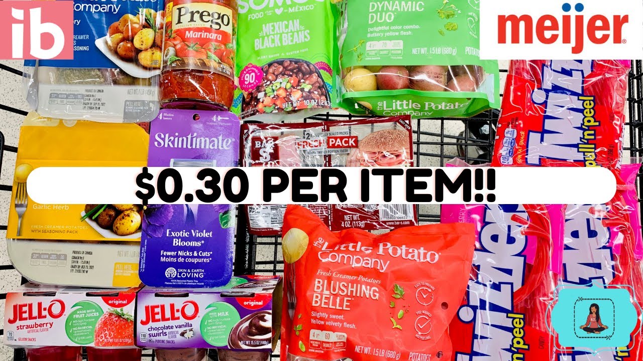Meijer Haul |Week of 9.25.22 | 27 deals |All Digital |NO Paper Coupons ...