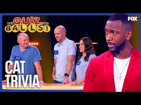 Can Contestant Kevin Save His Family With His Cat Knowledge?? | The Quiz With Balls