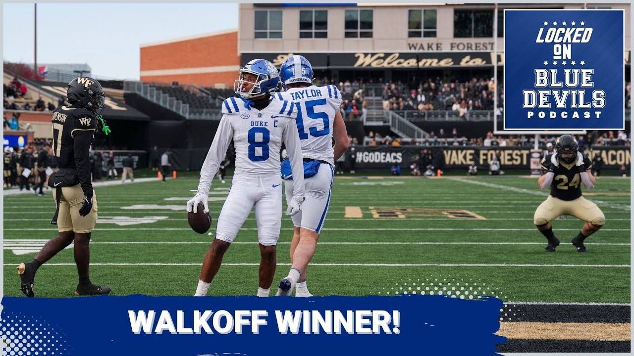 Duke Football Wins Regular Season Finale in Epic Fashion! | Duke Blue ...