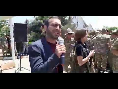 Samir Qoca & Birgül Agdamlı. Əsgərlər üçün konsertdə. Səni mənə xatırladır.