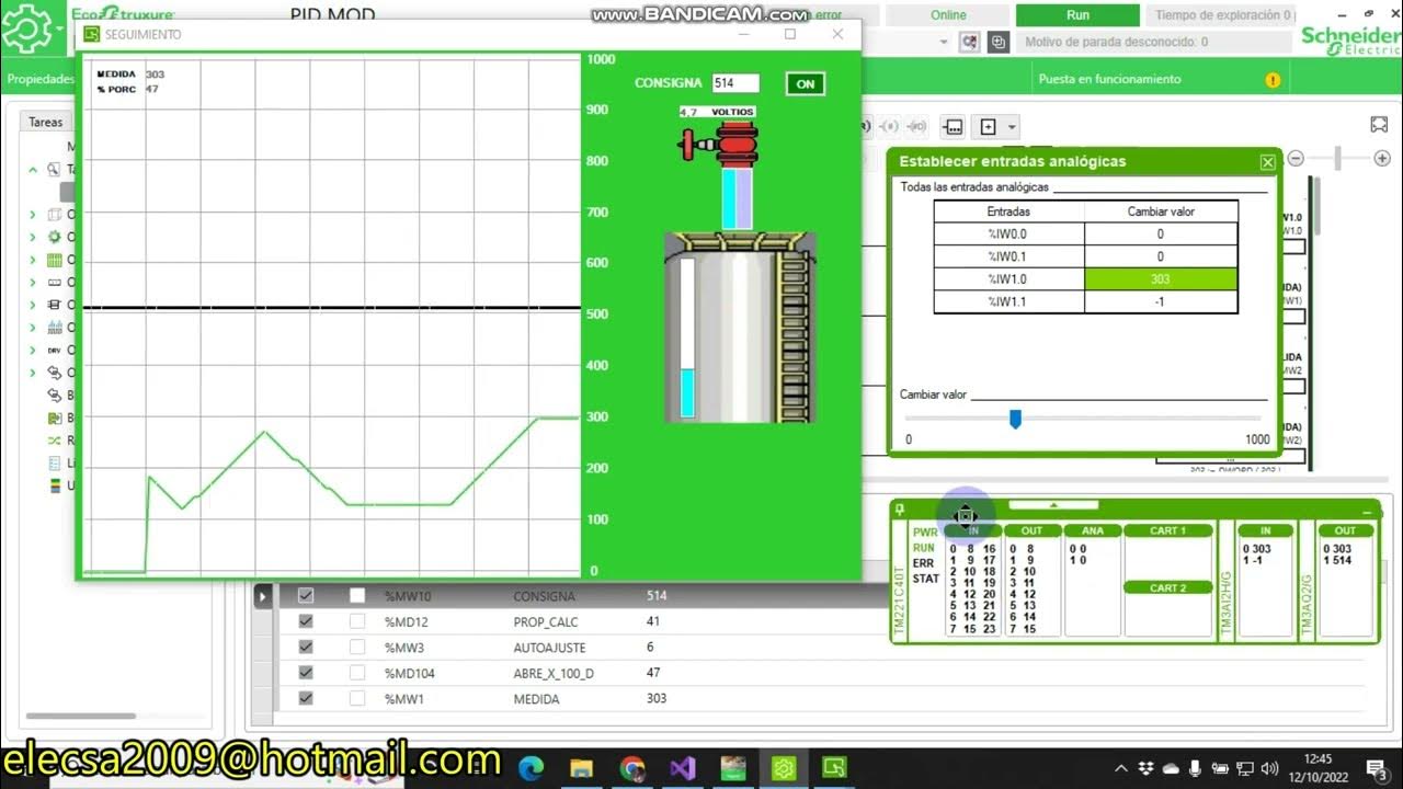 PID VB NET + CONTROL USUARIO M221 SCHNEIDER - YouTube
