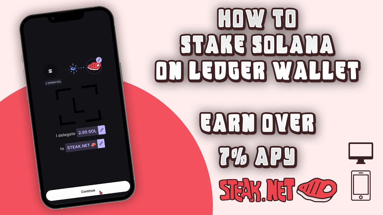 How to Stake Solana on Ledger Wallet and earn over 7% APY - YouTube