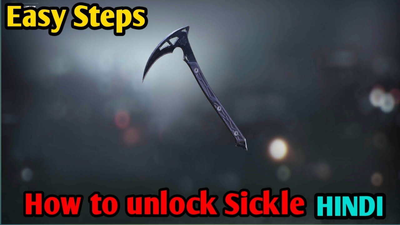 How to Get/Unlock Sickle Melee COD MOBILE in HINDI | Complete Razor ...