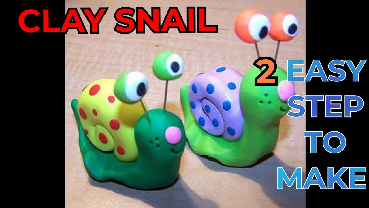 Clay Art | Satisfying Video | How To Make a Rainbow Snail | - YouTube
