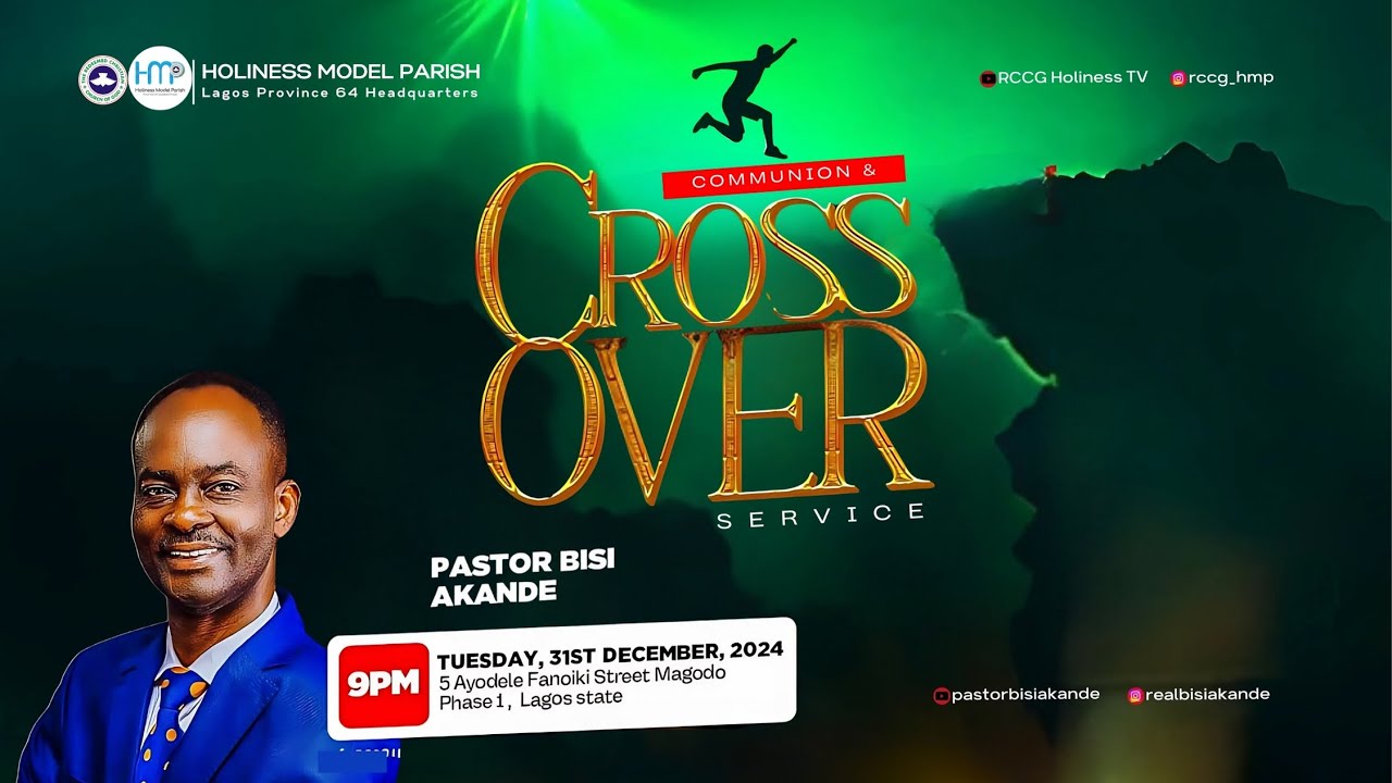 CROSS OVER SERVICE || 31/12/2024 - YouTube