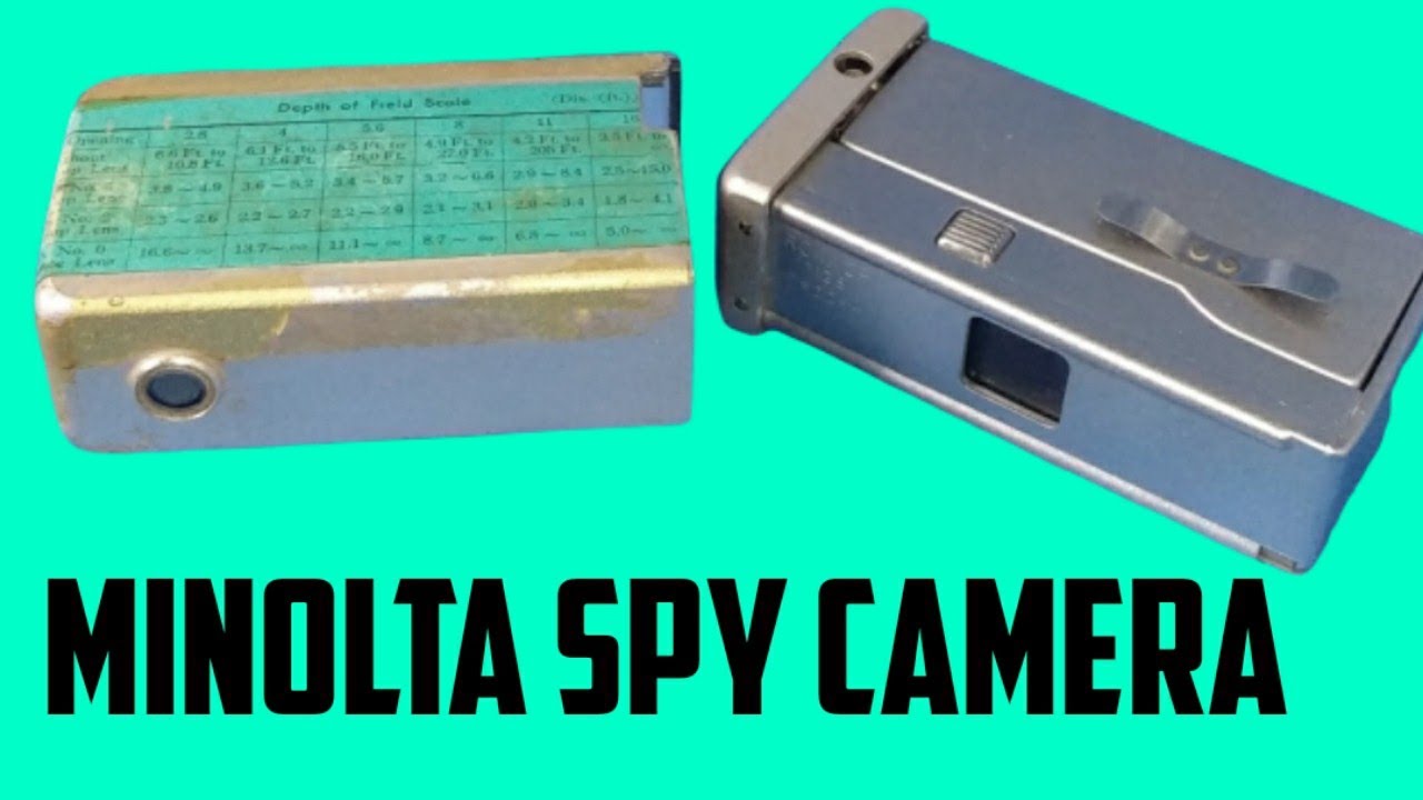 Vintage 1962 Minolta 16 II Mini Spy Camera (Shantishop) - YouTube