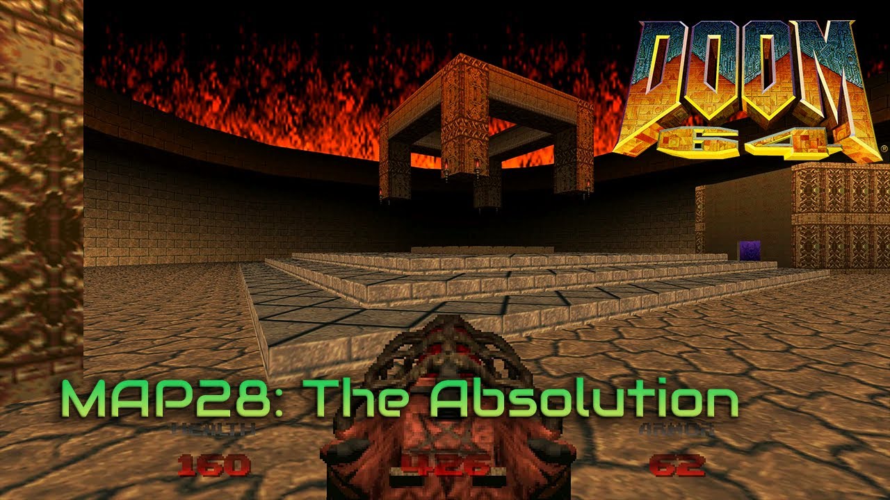 Doom 64 | MAP28: The Absolution | 100% Playthrough - YouTube